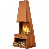 Eldstad i cortenstål | För utomhusmiljö | Tipi | Köp hos Outl1