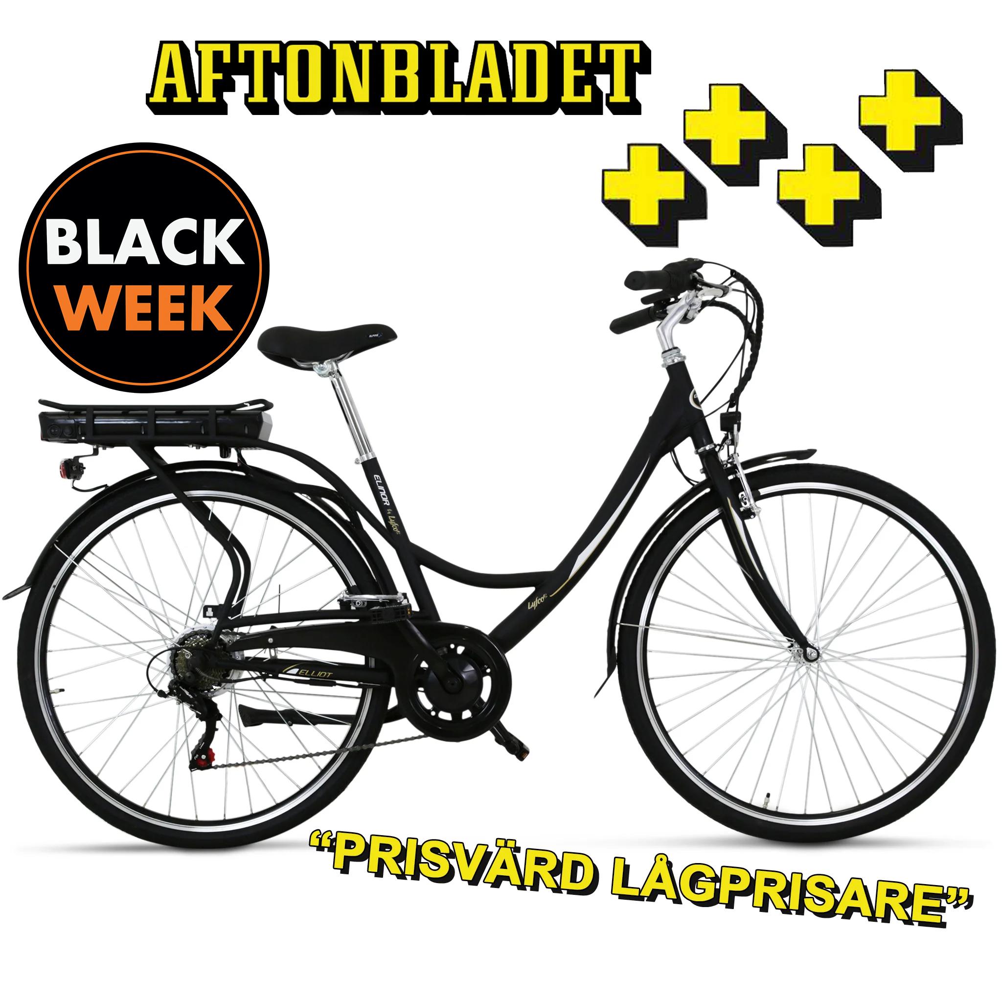 Elcykel Dam 28 tum 7vxl med cykeldator - Outl1