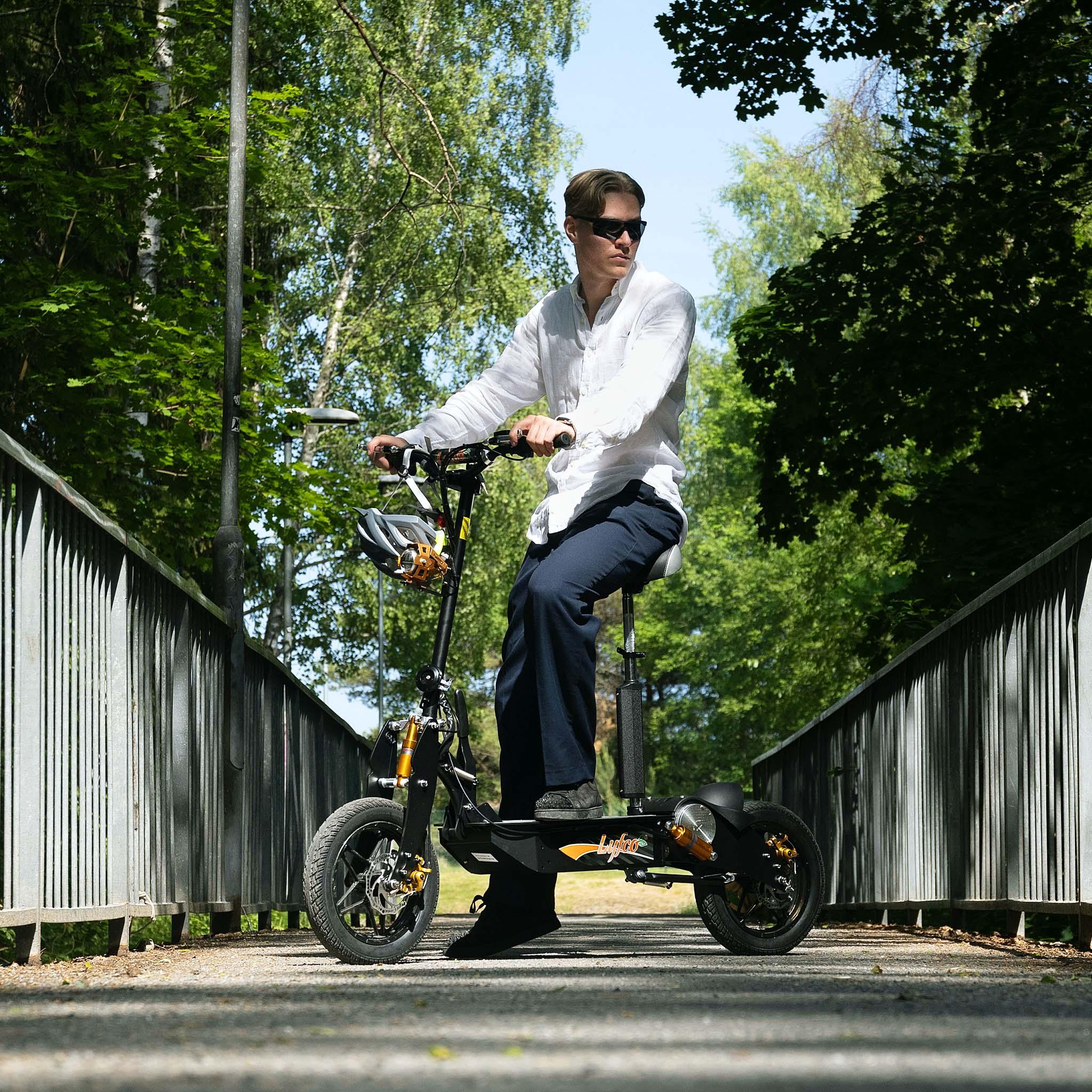 Elscooter 3000W Premium | 60 km/tim | Ståplatta i aluminium | Lyfco