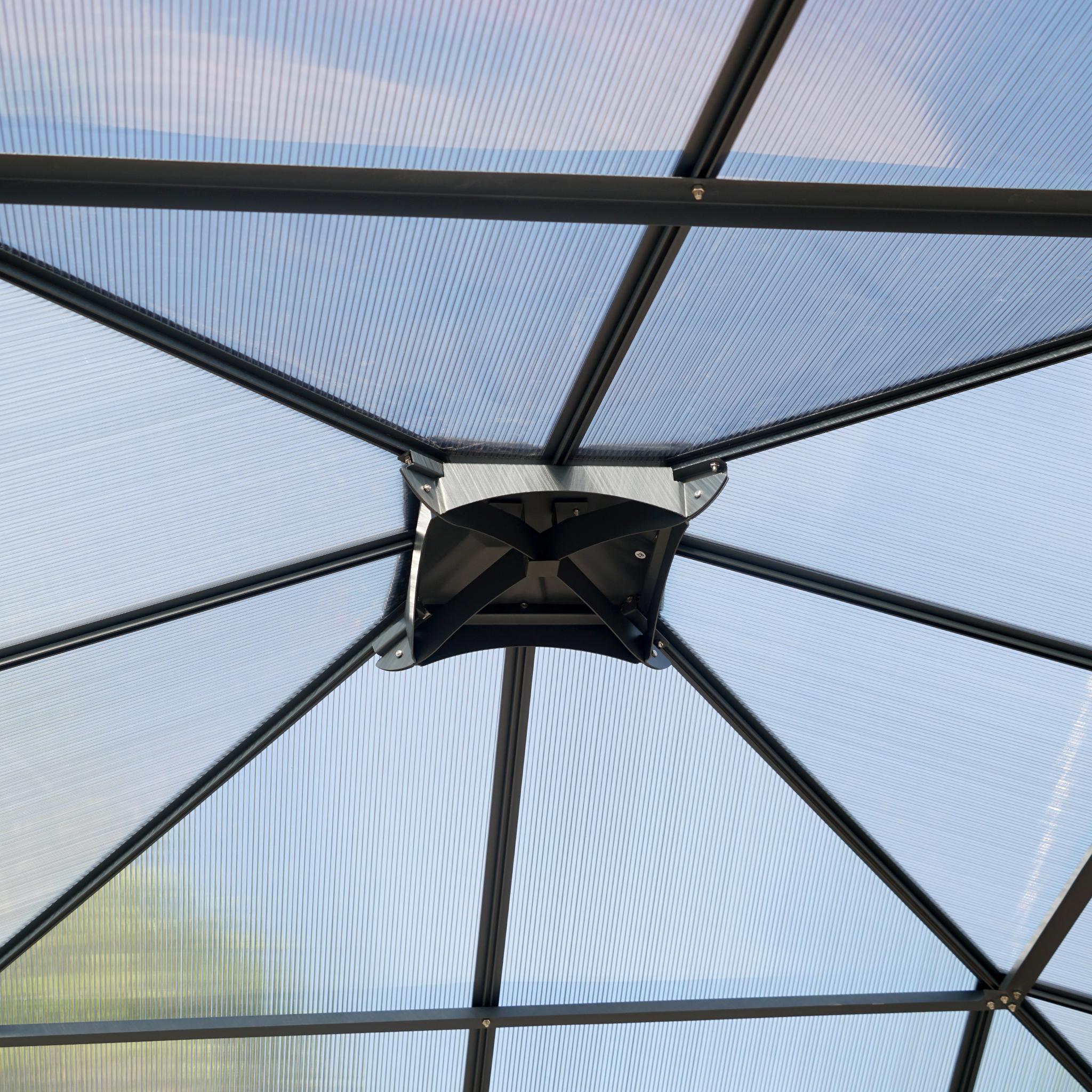 Premium paviljong 3x3m med tak i kanalplast | Köp hos Outl1