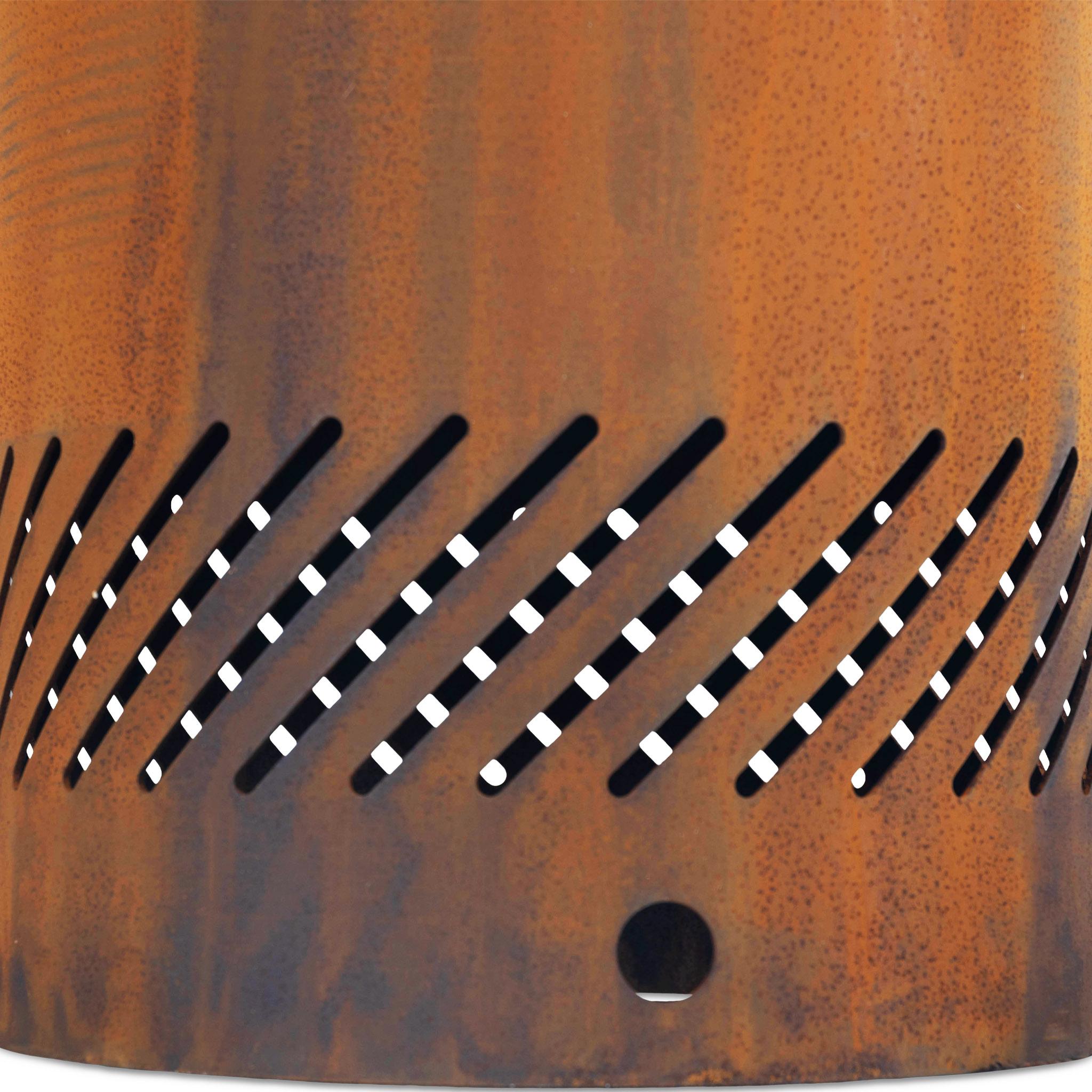 Gasoldriven eldstad i cortenstål | För utomhusmiljö | Fredrika | Outl1