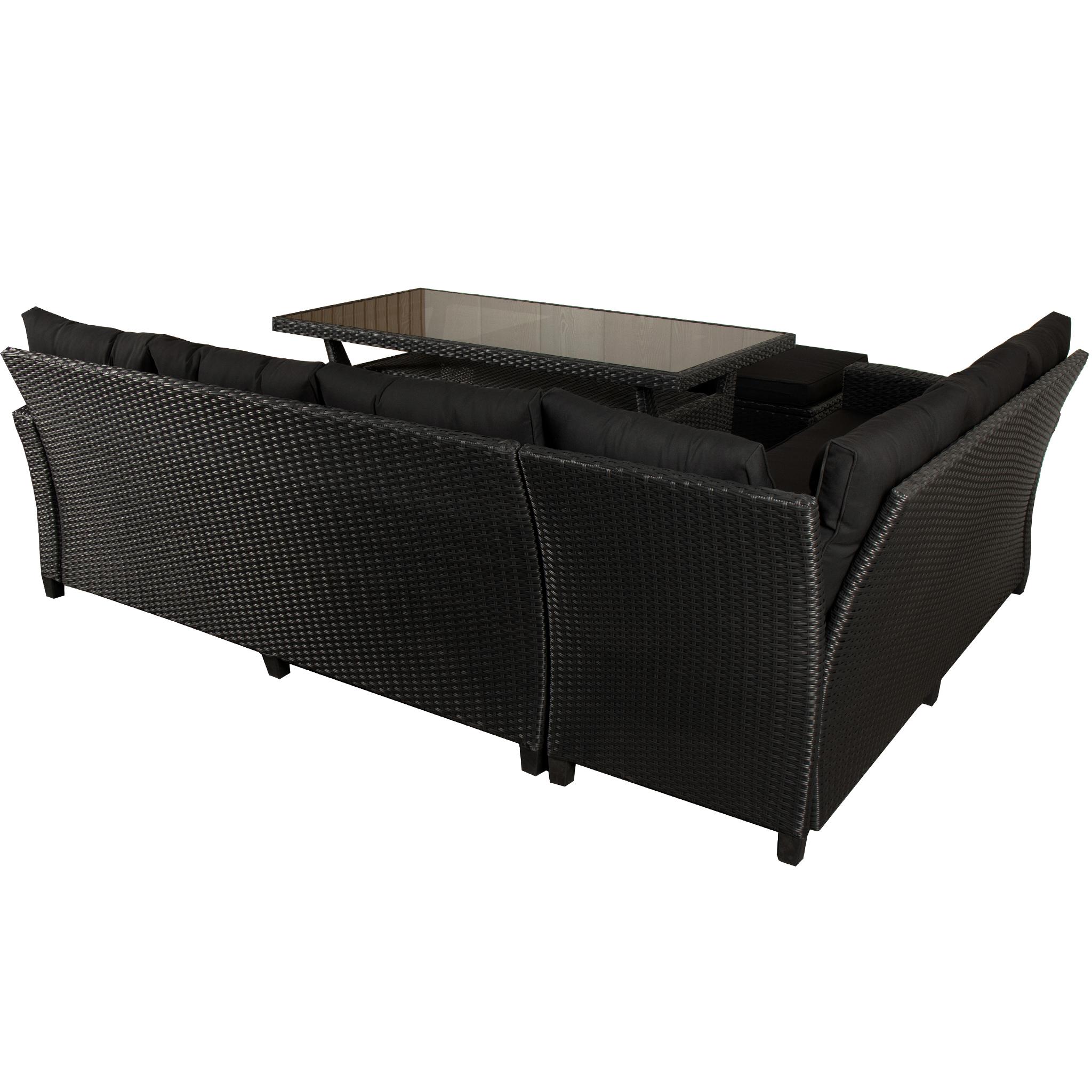 Exklusiv loungegrupp | Konstrotting | Tanumshede - Svart | Outl1