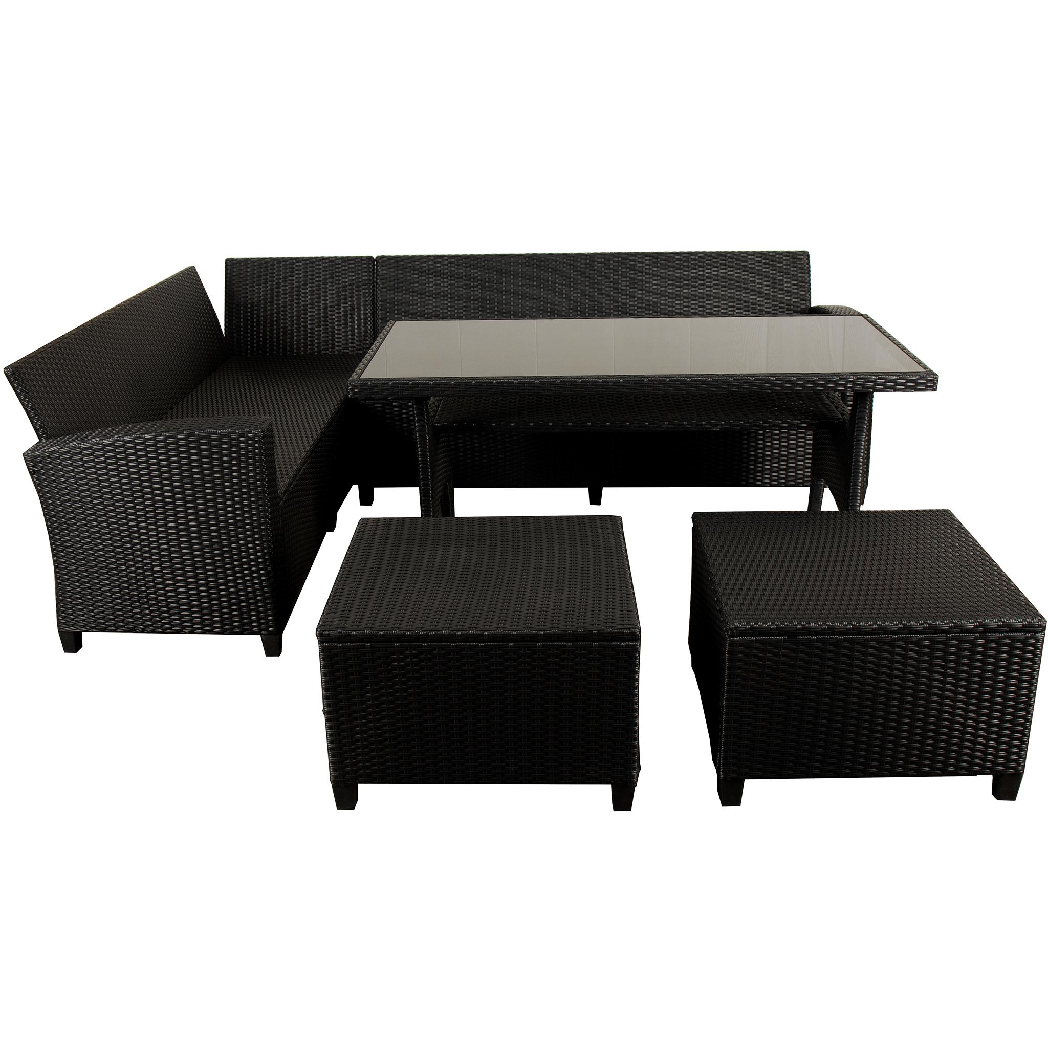 Exklusiv loungegrupp | Konstrotting | Tanumshede - Svart | Outl1