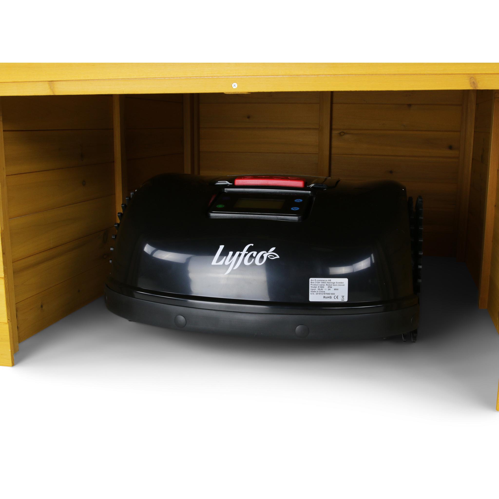 Garage till robotgräsklippare