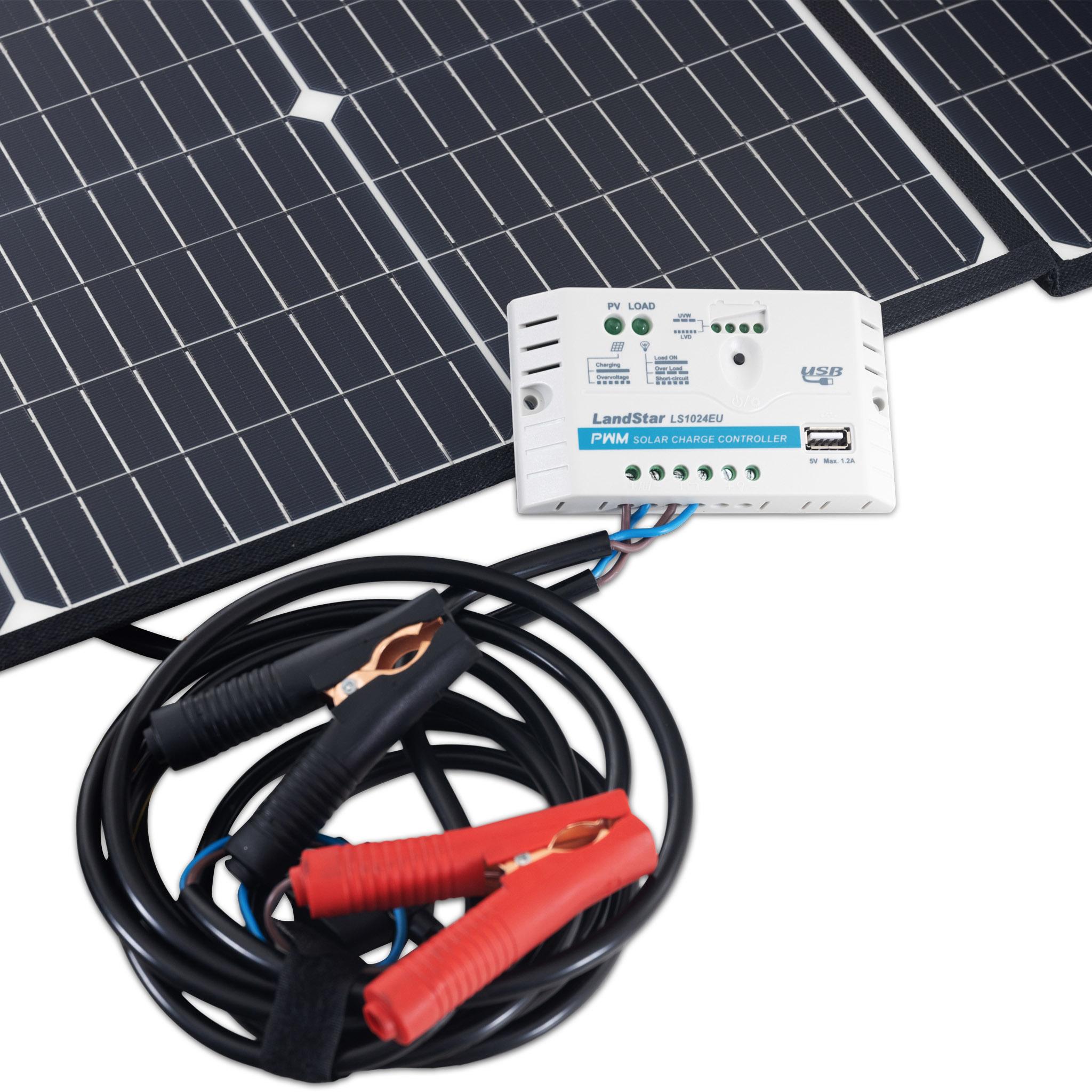 Solceller / Solpanel 150W med väska | Vikbar | Portabel | Outl1