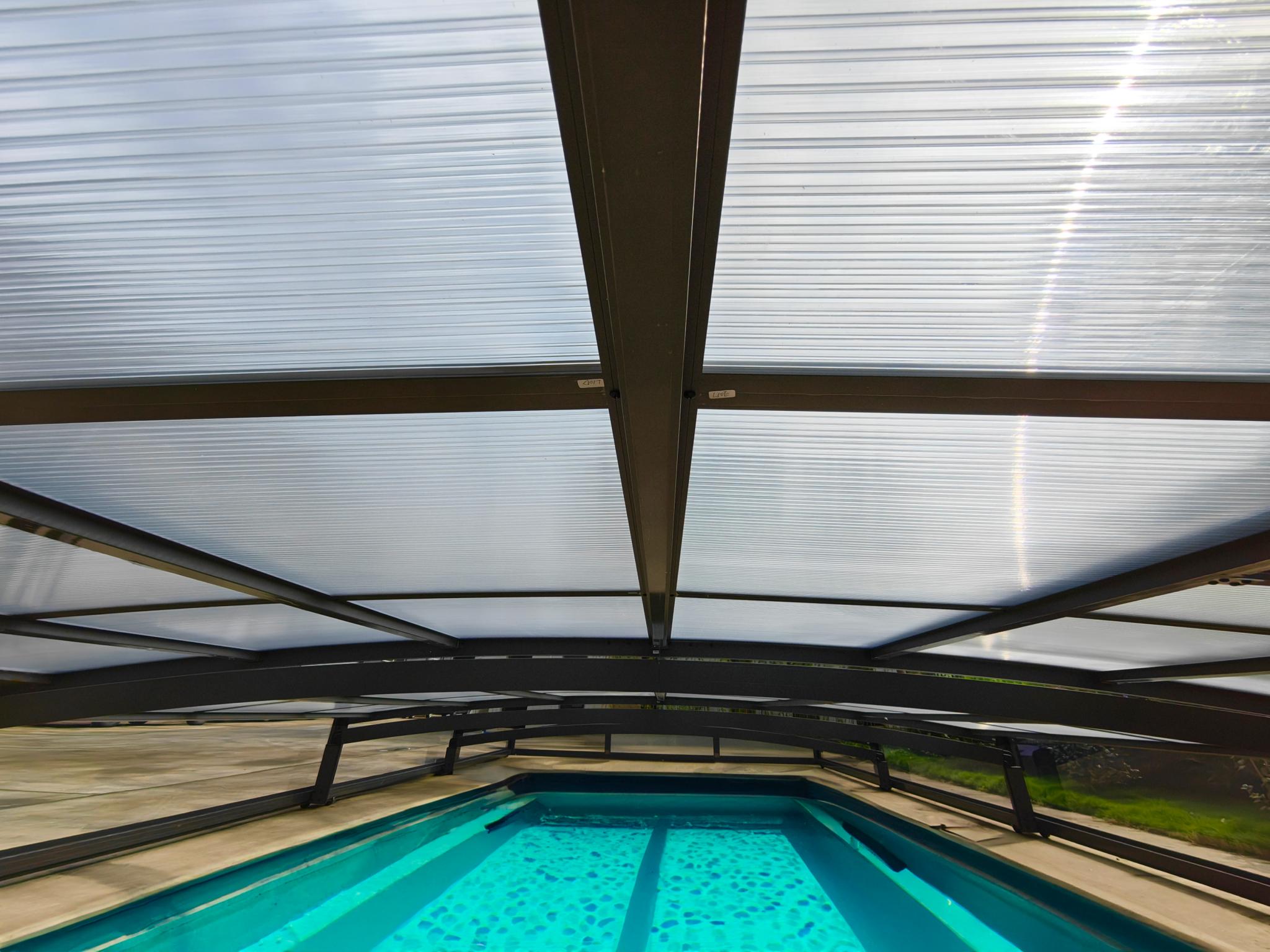 Pooltak 8x4m | ECO Smart Serien | UV-skydd