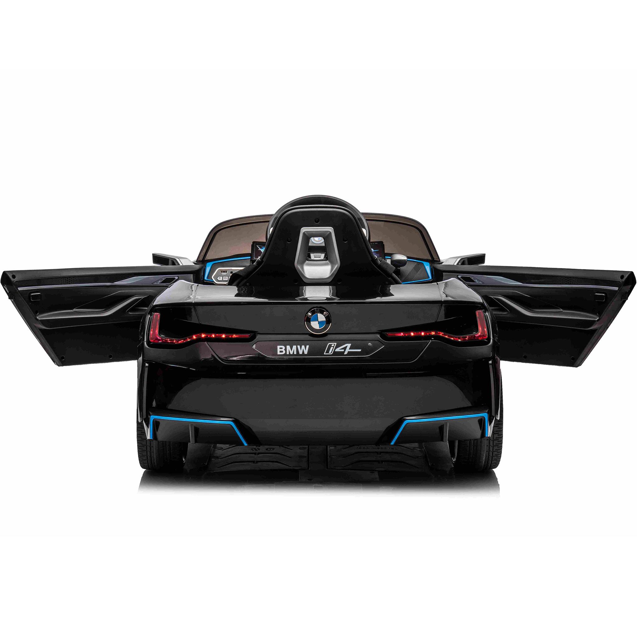 Elbil för barn BMW i4 | 12V - 2x25W | 7Ah | Svart