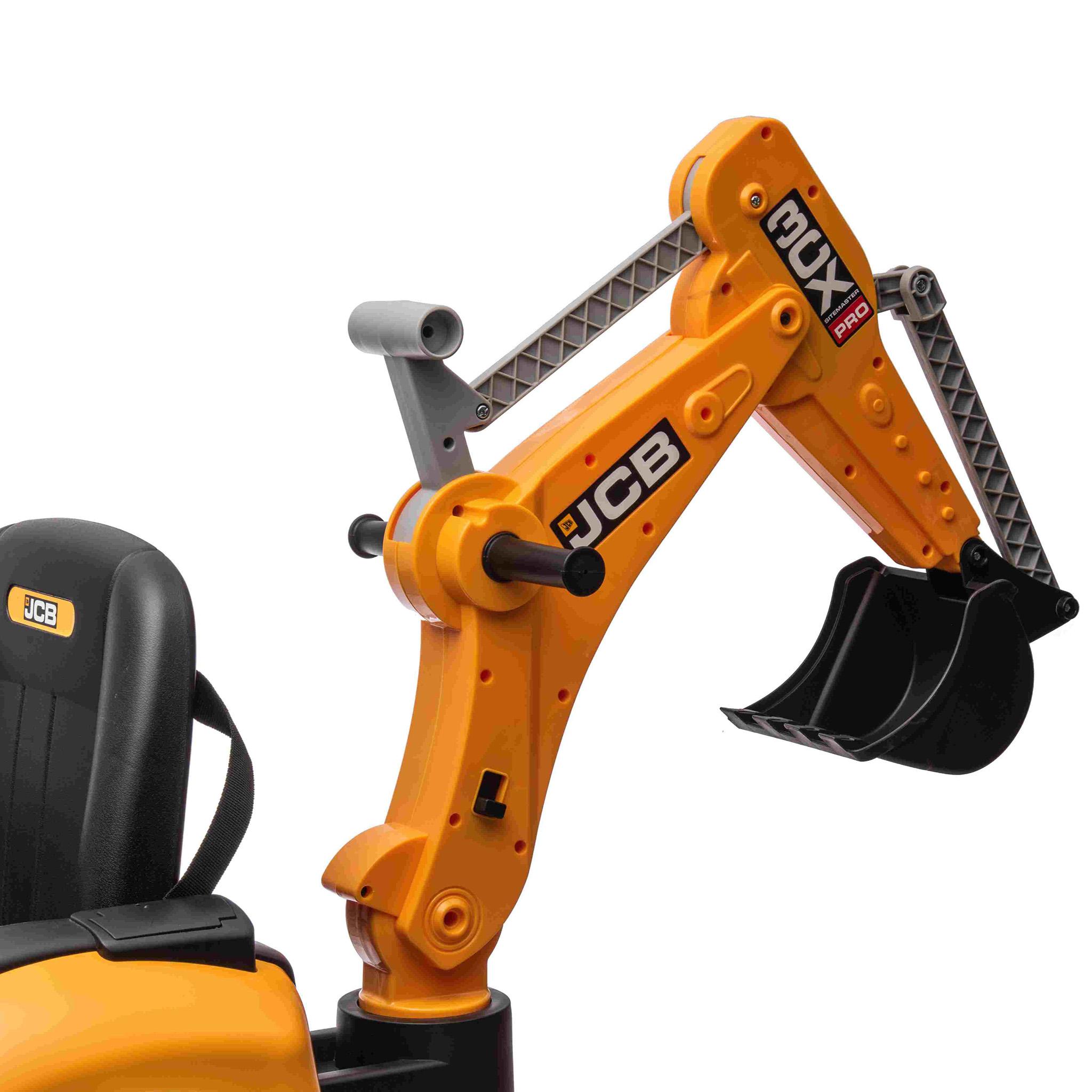 Elbil Traktor för barn med 2 grävskopor | JCB