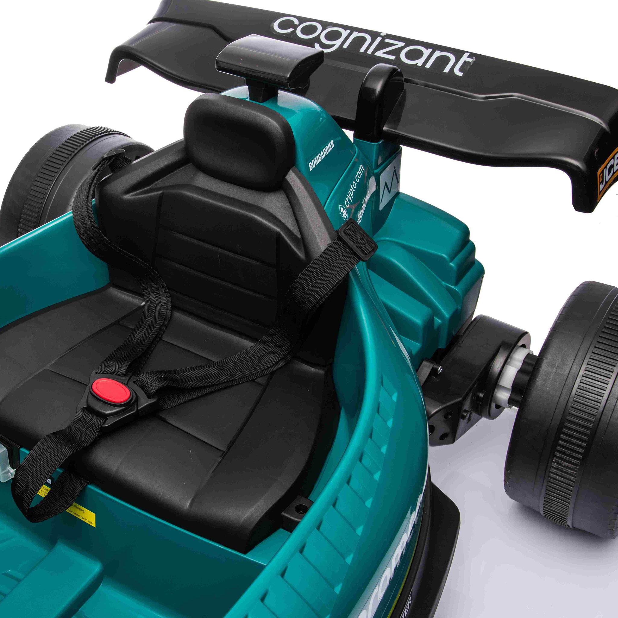 F1 Aston Martin Elbil för barn | Fyrhjulsdrift