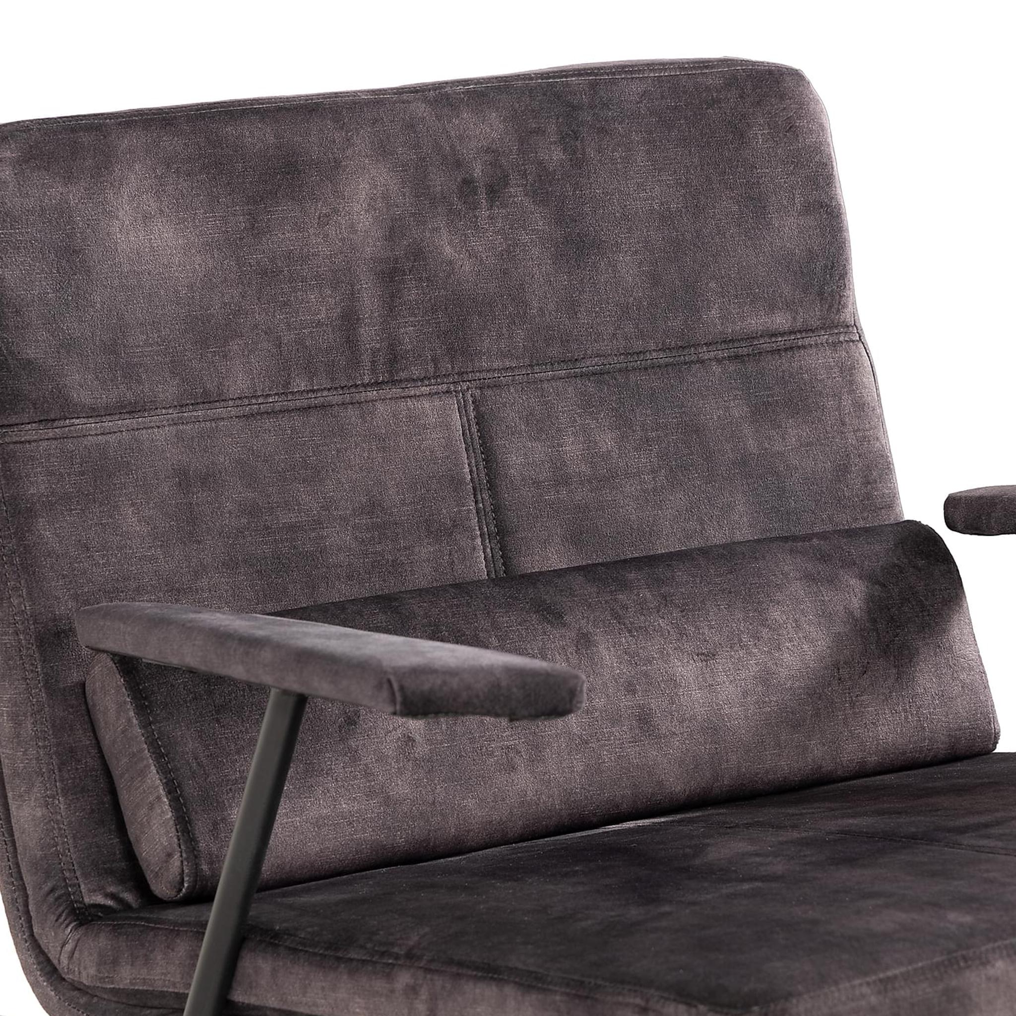 Fåtölj i sammet | Brun | Versoiz | Köp hos Outl1