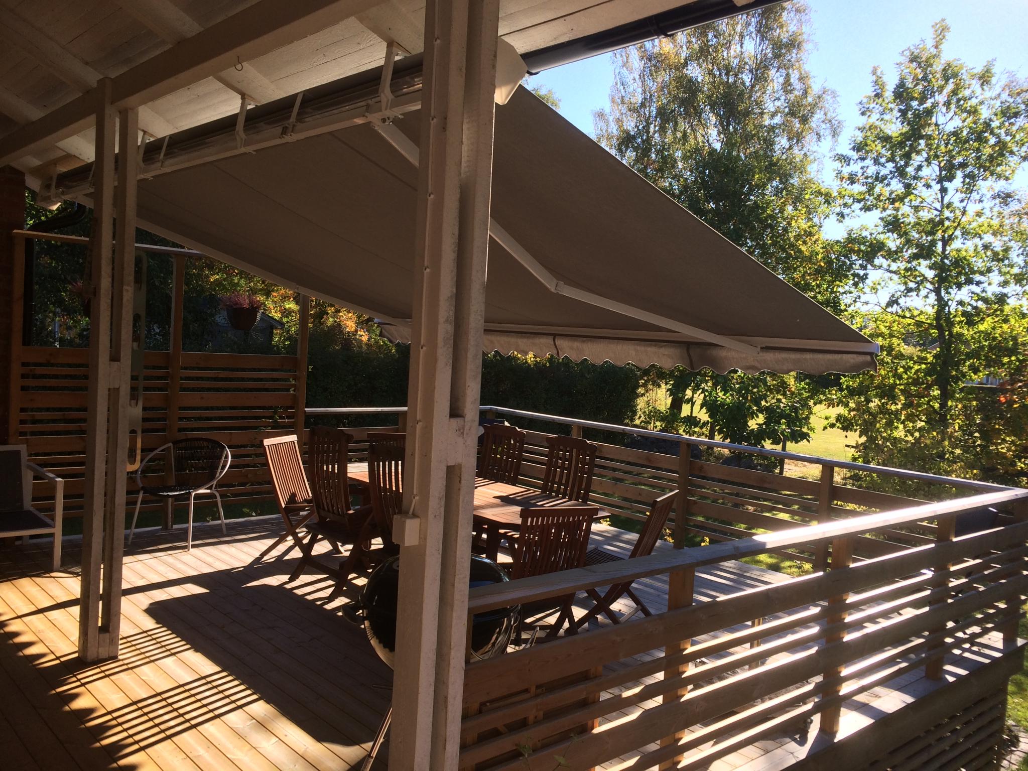 Konsol för takmontering av markis