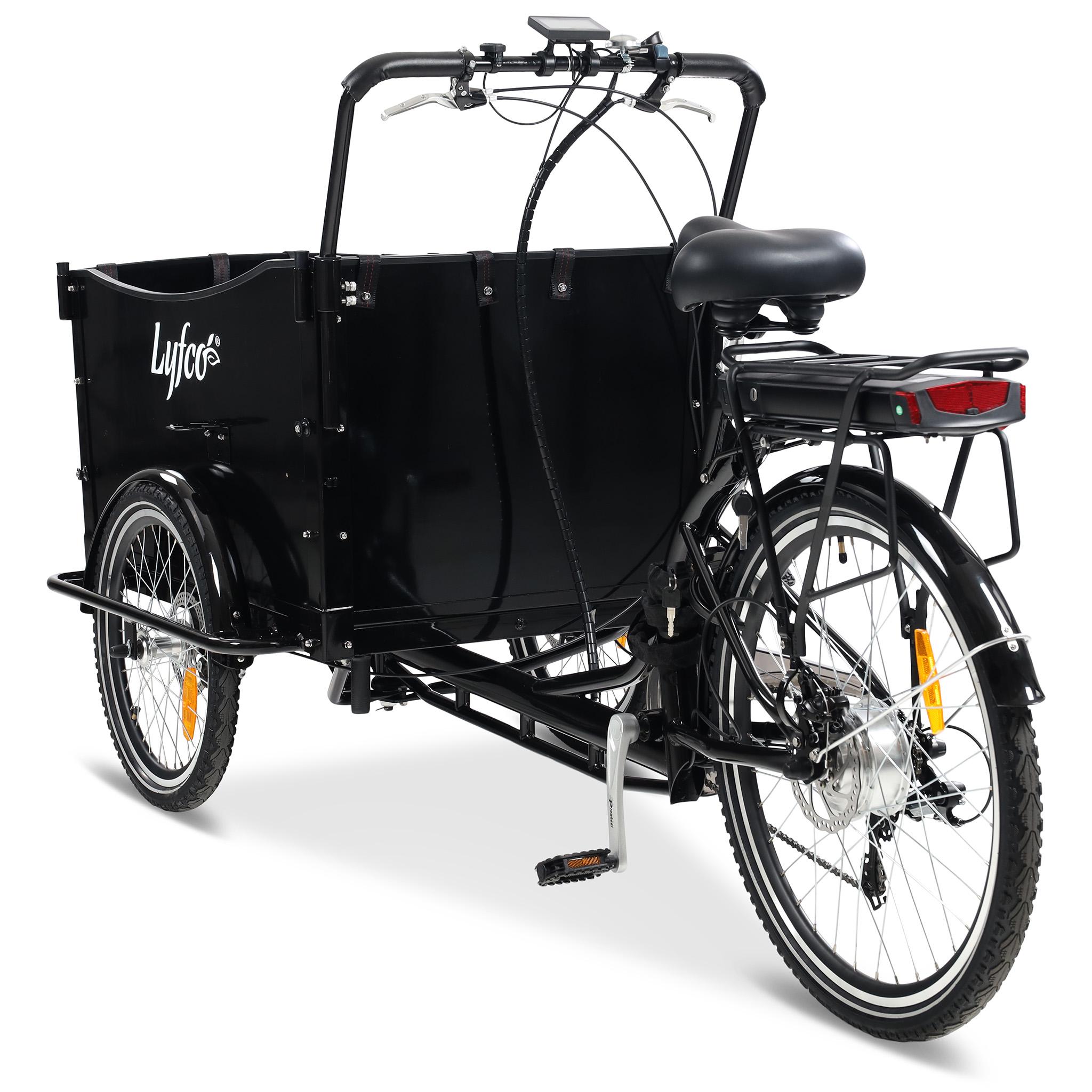 Lådcykel El | 6 växlar | 250W - 16Ah LG-batteri | Lyfco | Outl1