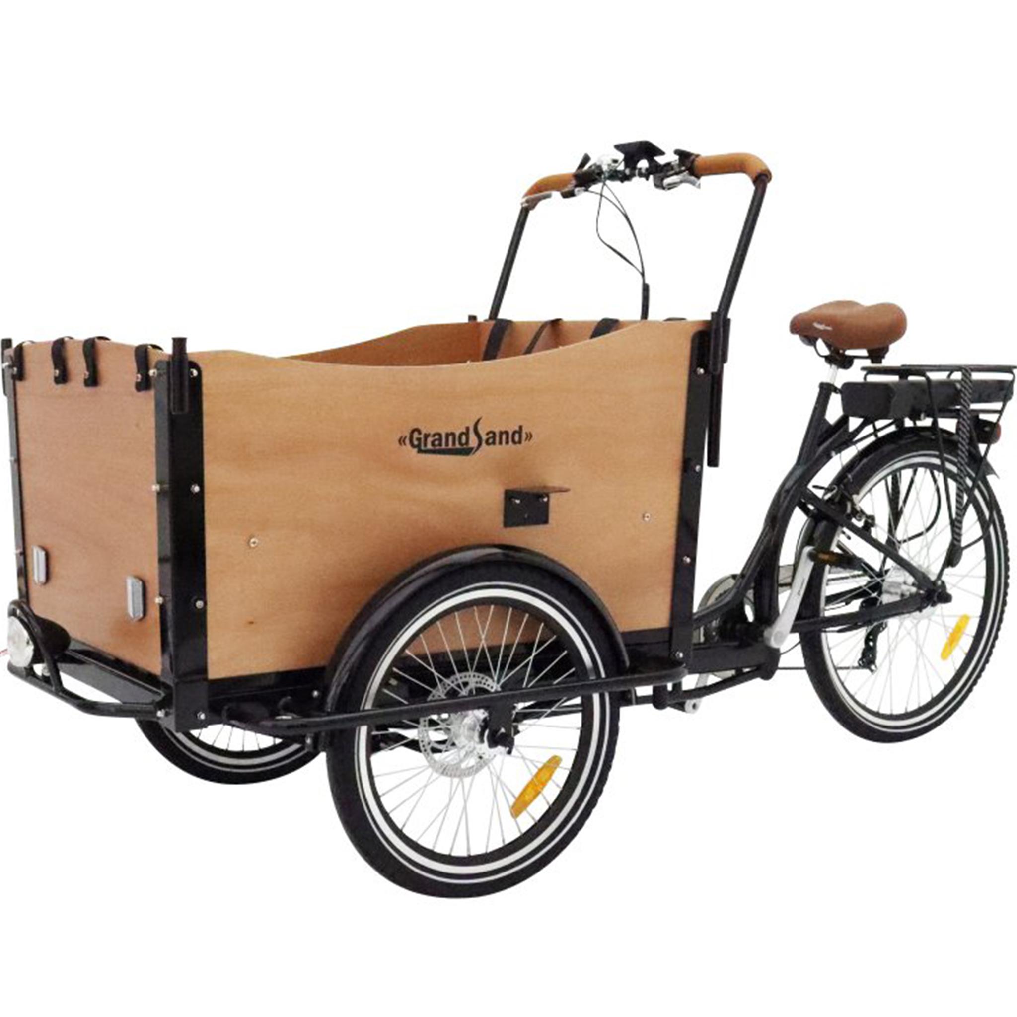 Lådcykel El | 6 växlar | 250W - 12,8Ah Panasonic litiumbatteri - Brun