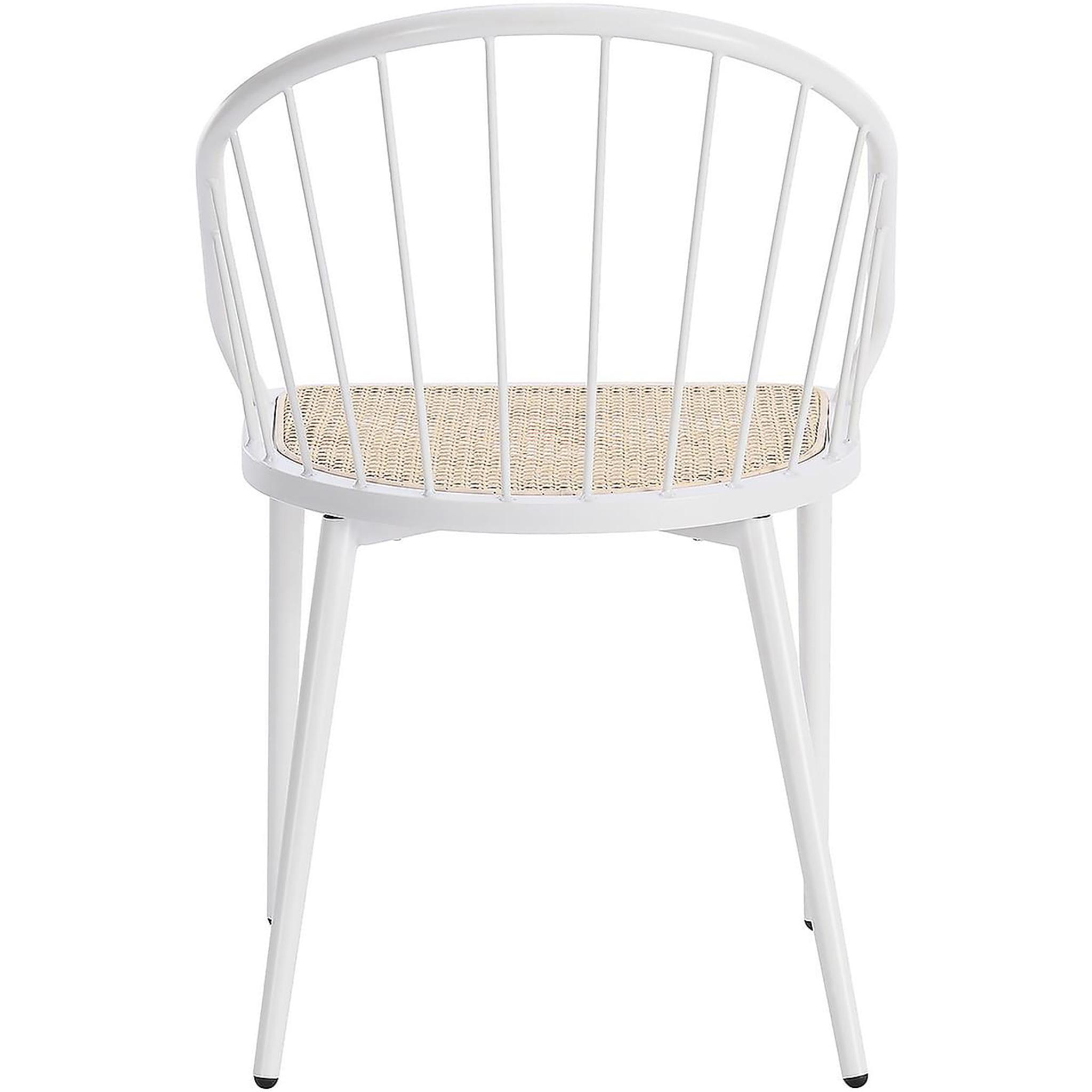 Matstol med konstrottingsits | 2-pack | Vit | Dalby | Outl1