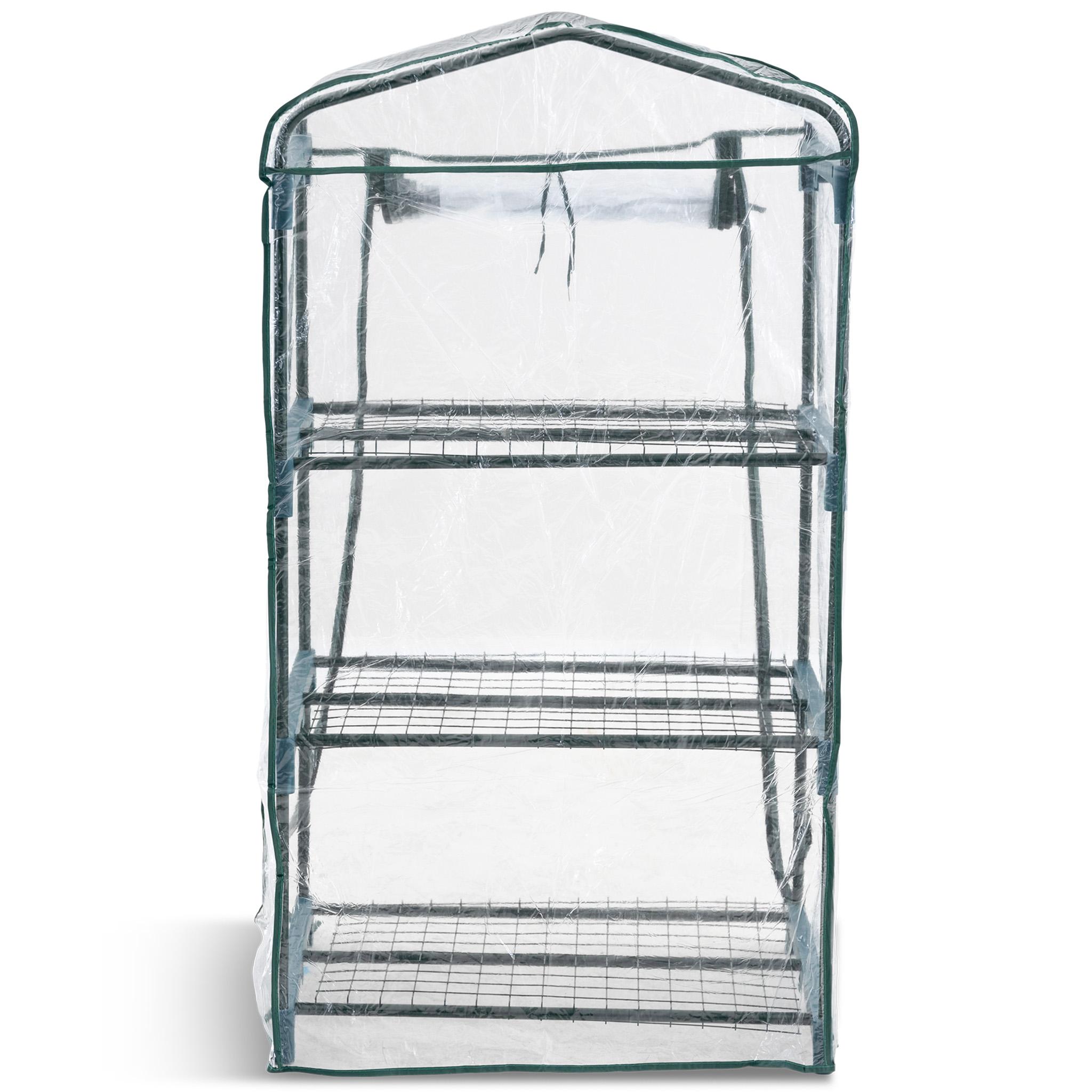 Miniväxthus 0,3m² | Stålram med plastöverdrag | Köp hos Outl1