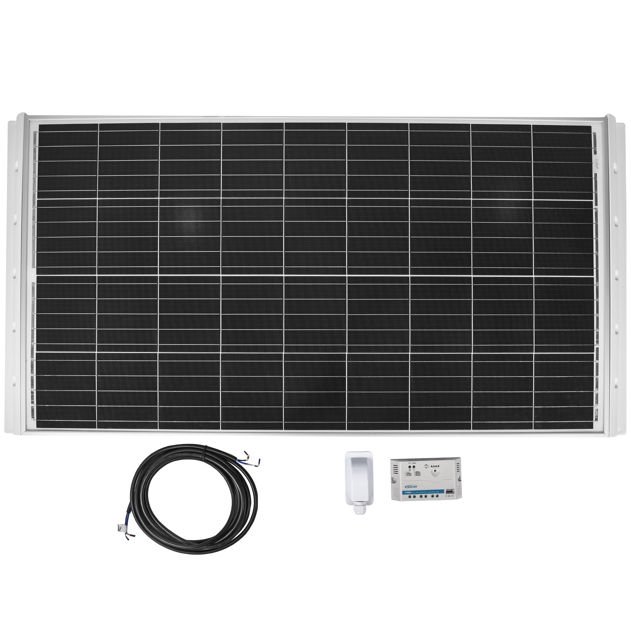 Solceller / Solpanel 160W, 12V | Till båt, husbil & husvagn | Outl1