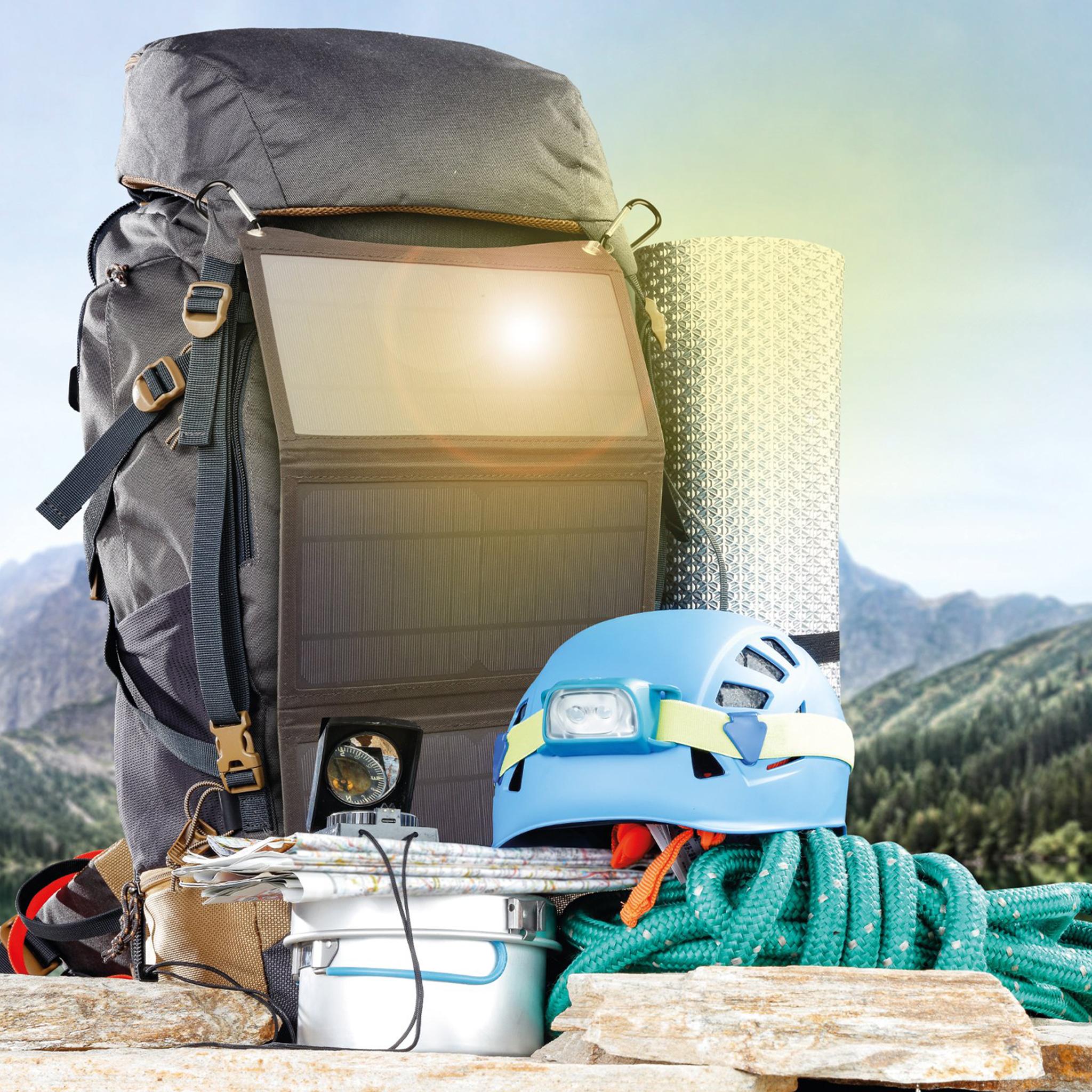 Portabel solpanel 10W | Hopfällbar design | Köp hos Outl1