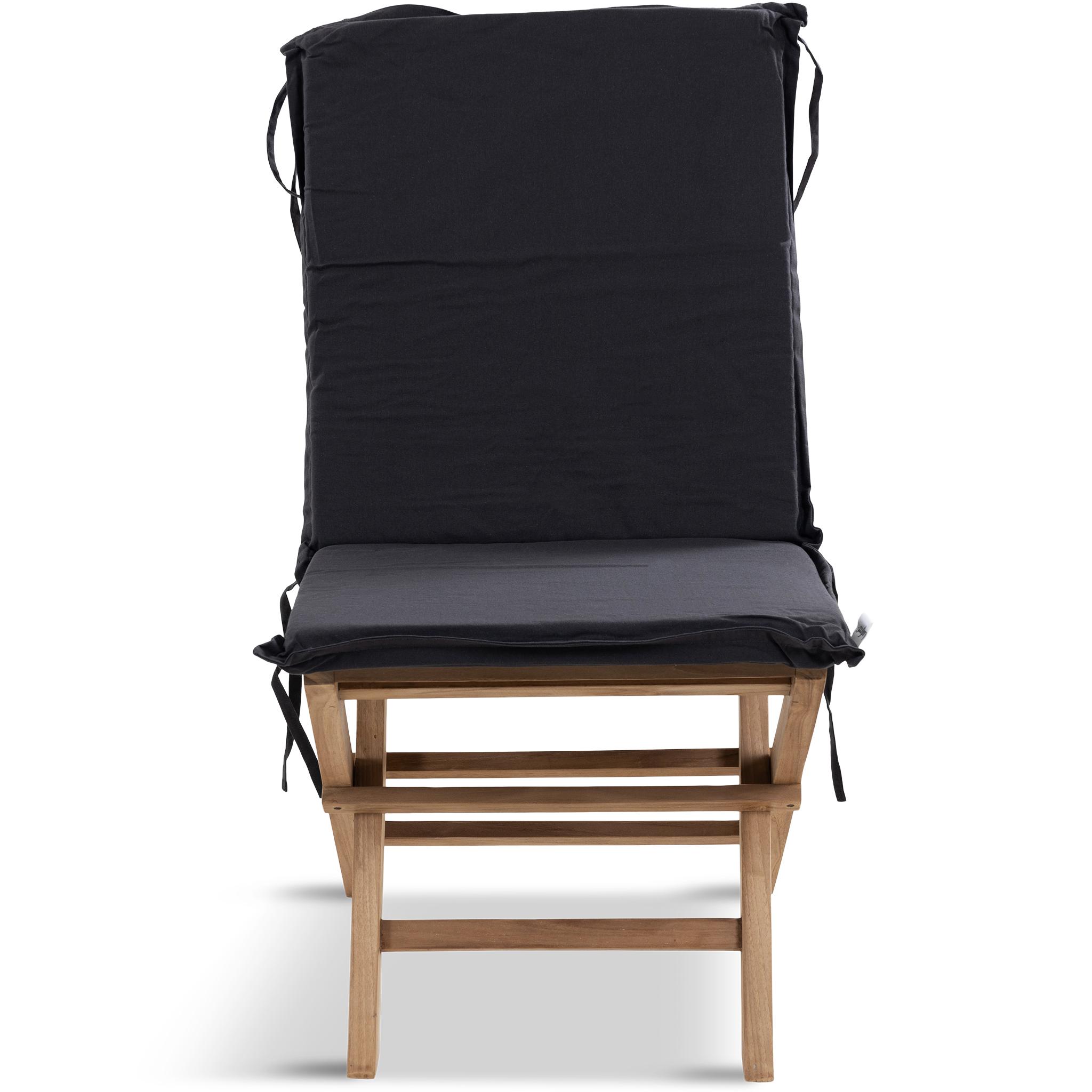 Stolsdynor till trädgårdsstolar - Mörkgrå