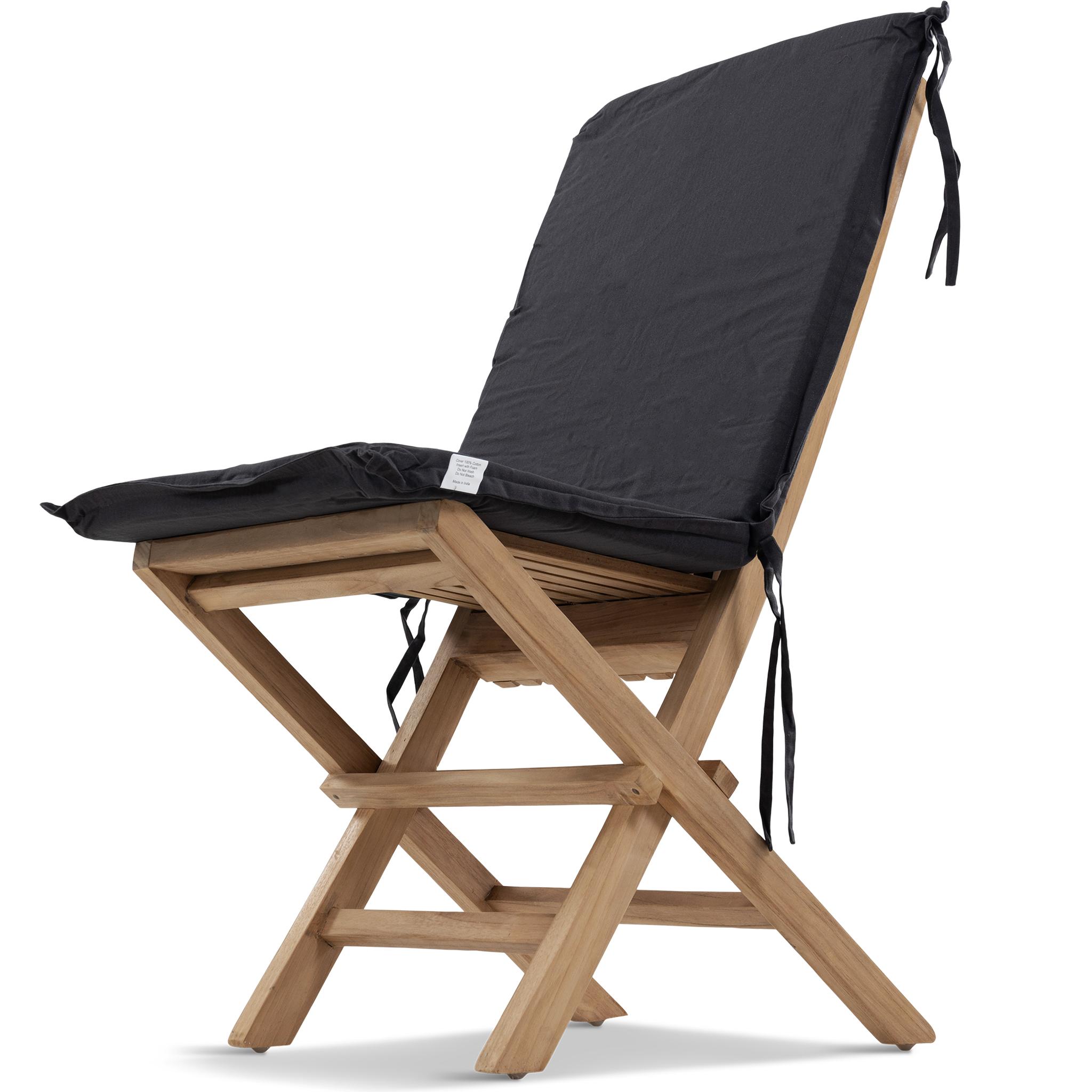 Stolsdynor till trädgårdsstolar - Mörkgrå