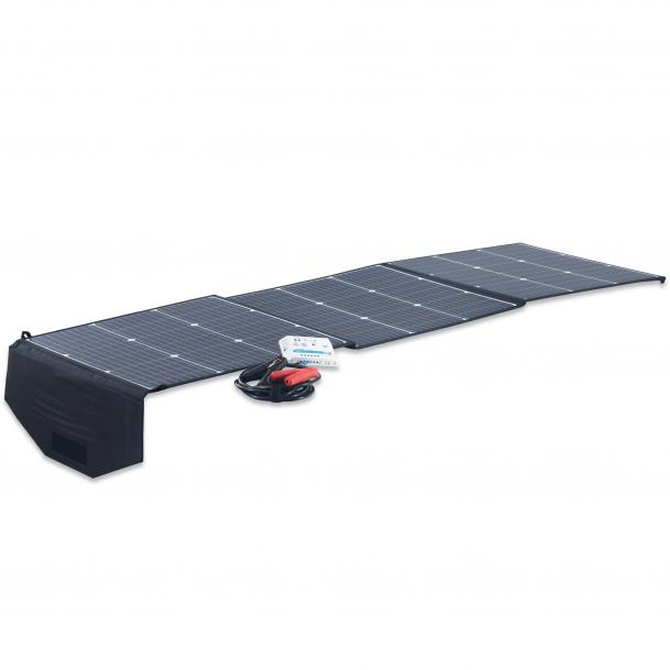 Solceller / Solpanel 150W med väska | Vikbar | Portabel | Outl1