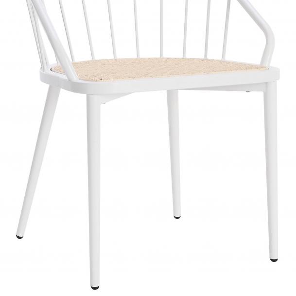 Matstol med konstrottingsits | 2-pack | Vit | Dalby | Outl1