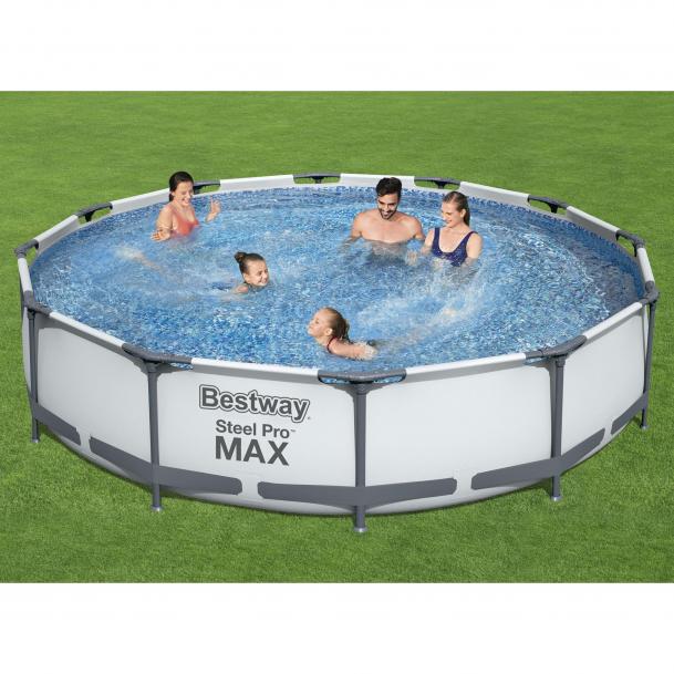 Bestway pool ovan mark Ø3,66m - 76cm djup | Steel Pro MAX (56416)
