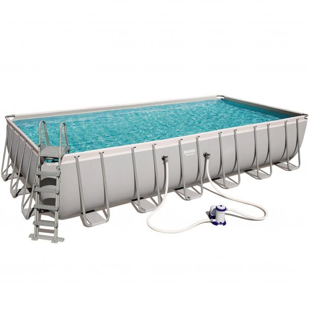 Bestway pool ovan mark 7,3x3,7m - 132cm djup | Power Steel (56474)