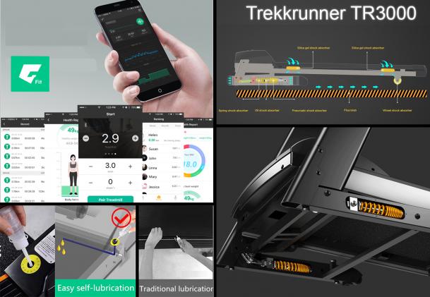 Löpband 2hk | Hopfällbart för hemmabruk | Trekkrunner TR3000 | Outl1