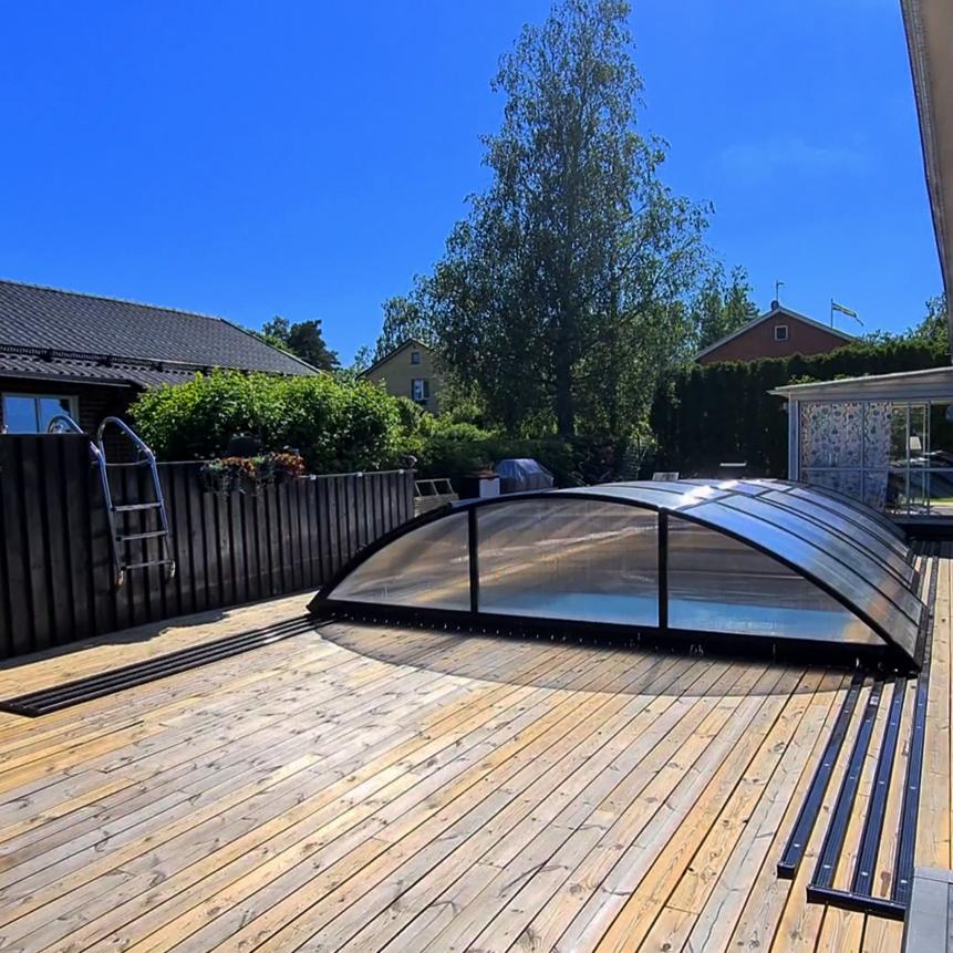 Pooltak 4x8 m för pool - Lägsta pris på Outl1