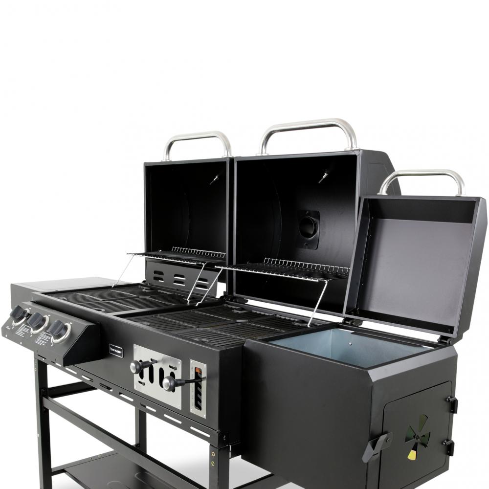 Rökgrill, gasolgrill och kolgrill i ett | 40-60% lägre pris på Outl1