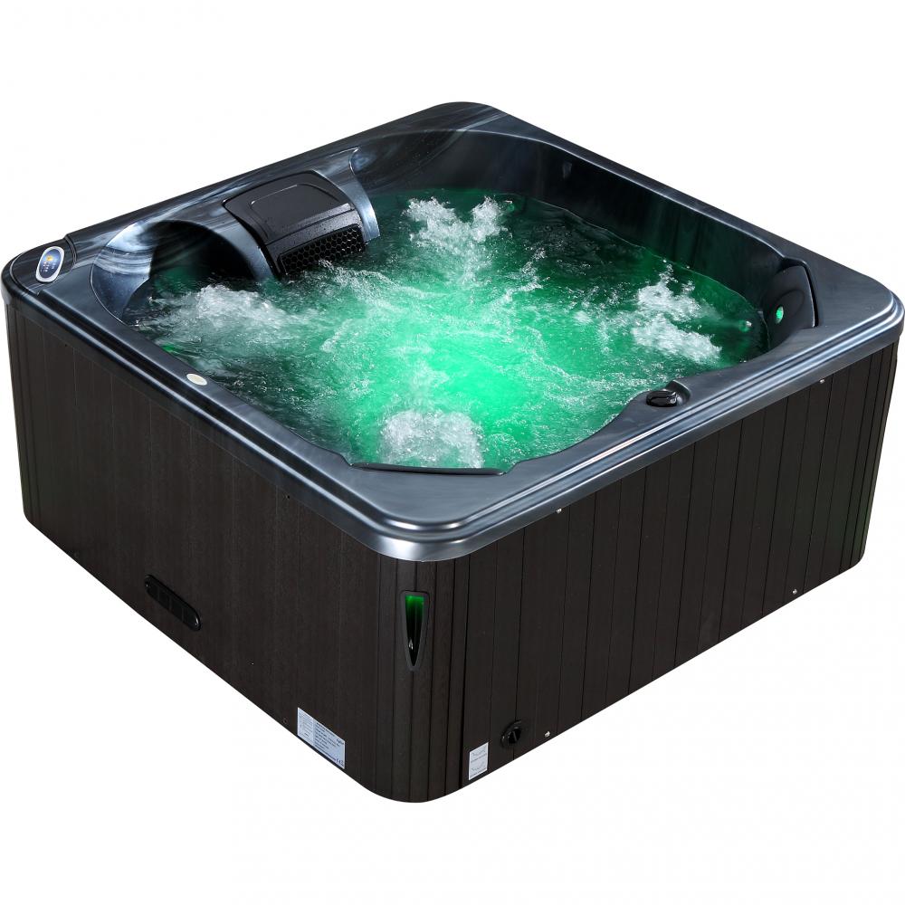 Svart utespa för 4 personer