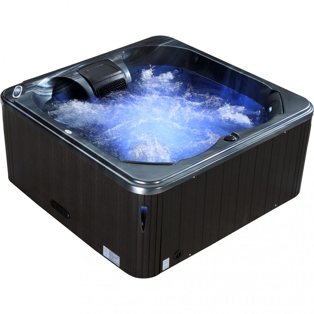 Svart utespa för 4 personer