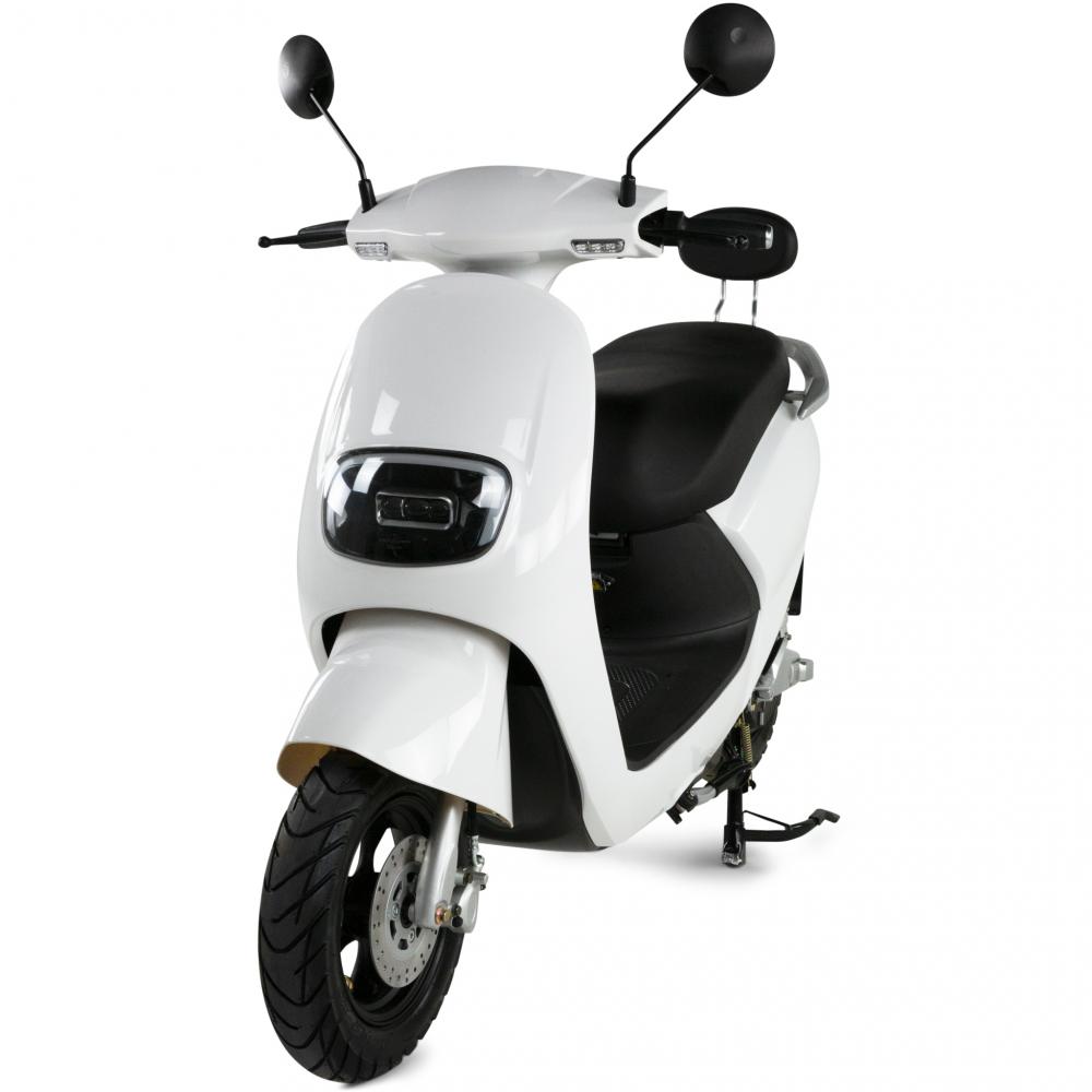 Elmoped 2000W LG litiumbatteri - Vit