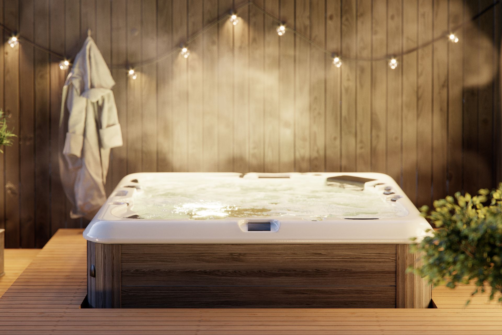 Luxuz Spabad | 73 Jets | 5 Personer | WiFi och LED-belysning ...