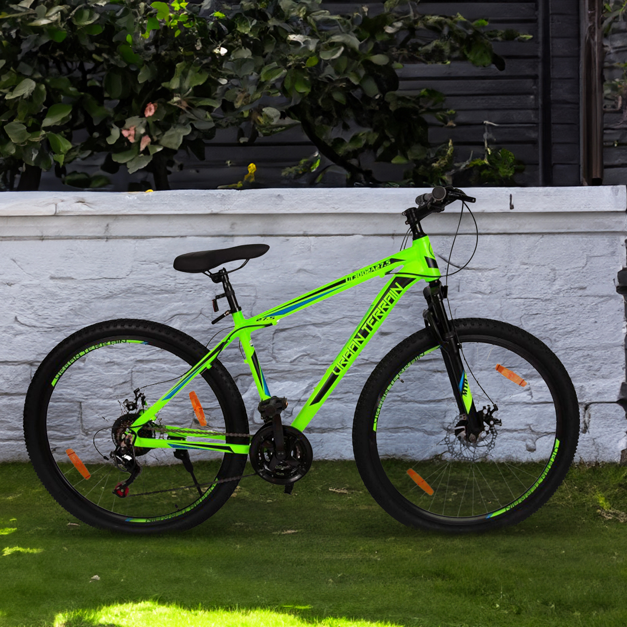 Mountainbike 27,5 | 21 växlar - Shimano | Urban Terrain - Grön - 2495 ...