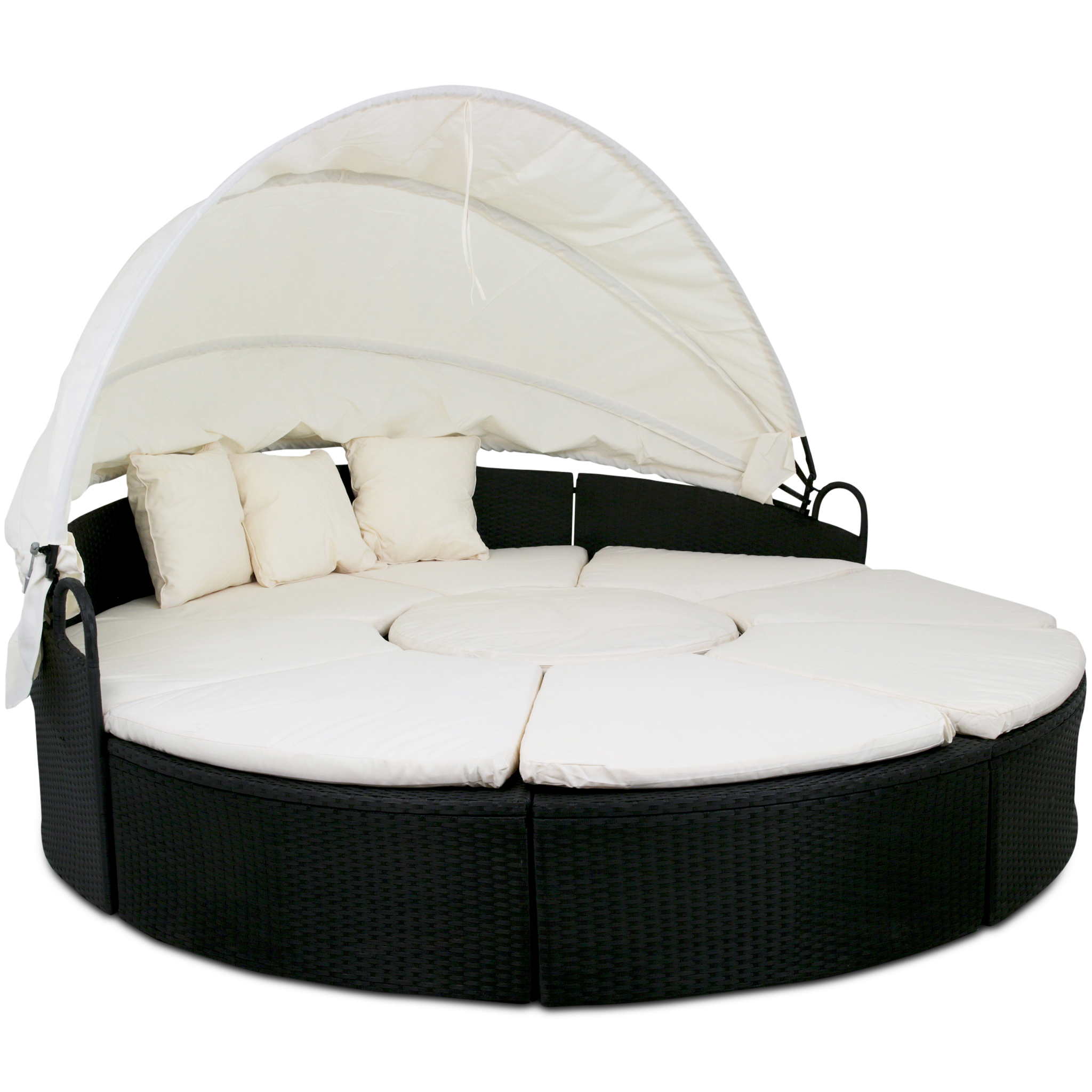 Rund utomhus solsäng 230cm | Konstrotting | Lyfco Höllviken | Outl1