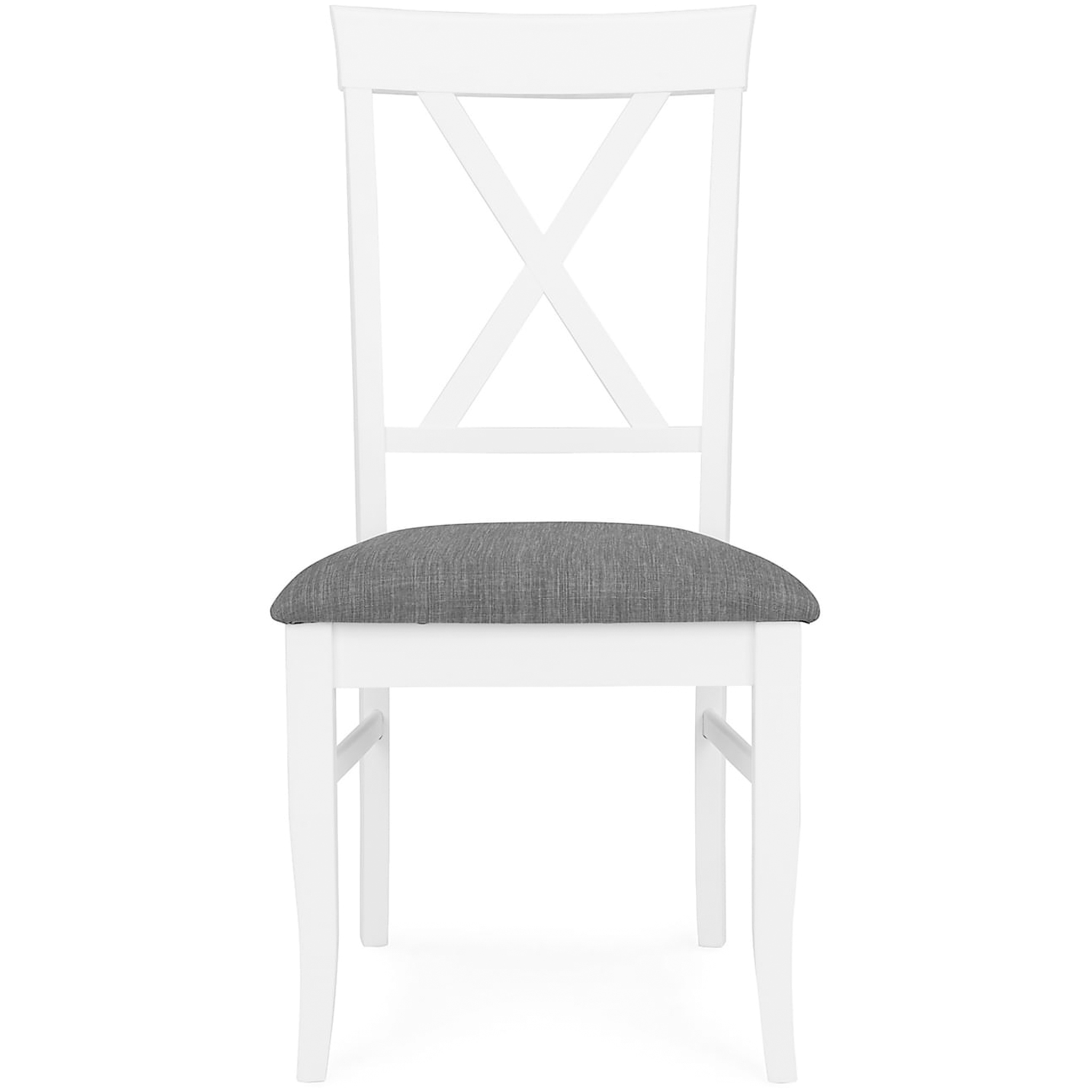 Matstol/köksstol | 2-pack | Vit/grå | Attarp | Köp på Outl1