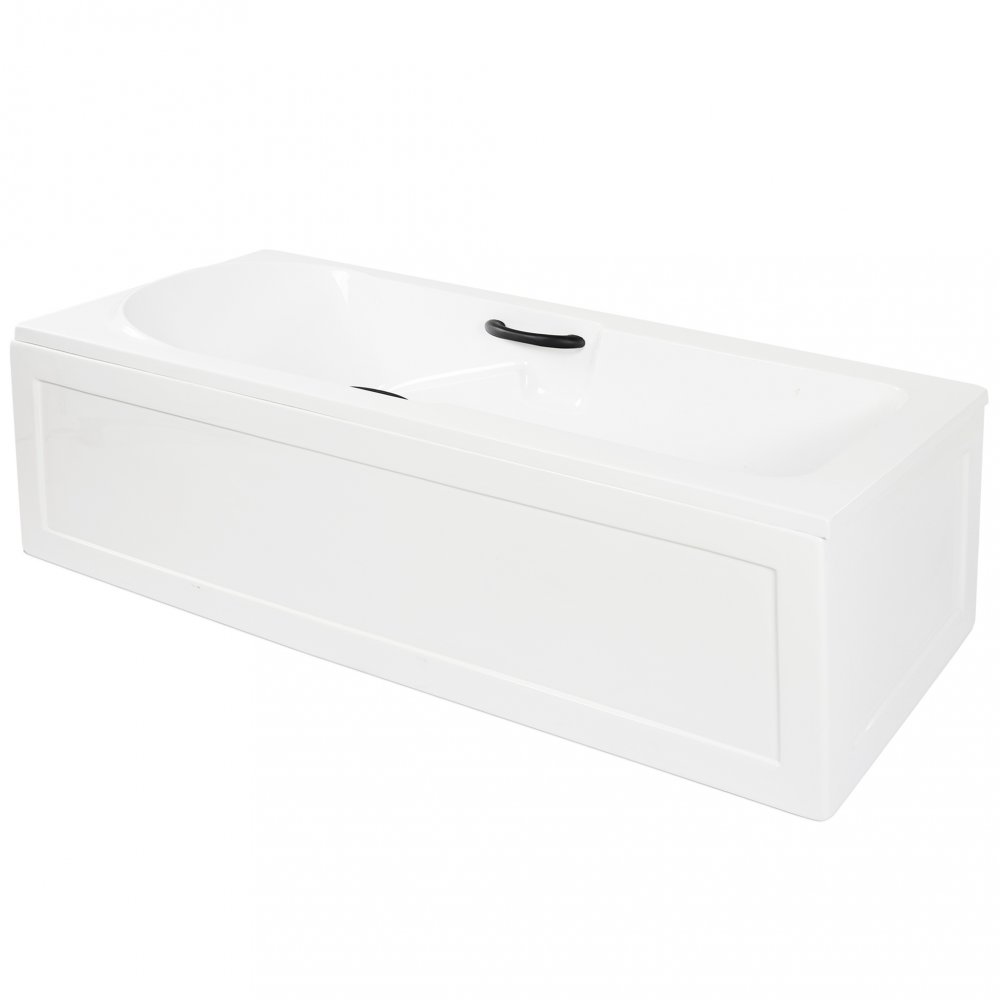 Badkar i sanitetsakryl inkl. front/gavel